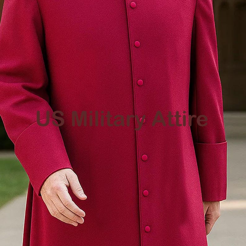 Roman Cassock Clergy Robe : Priest Catholic Monk Purple Vestment Robe ...