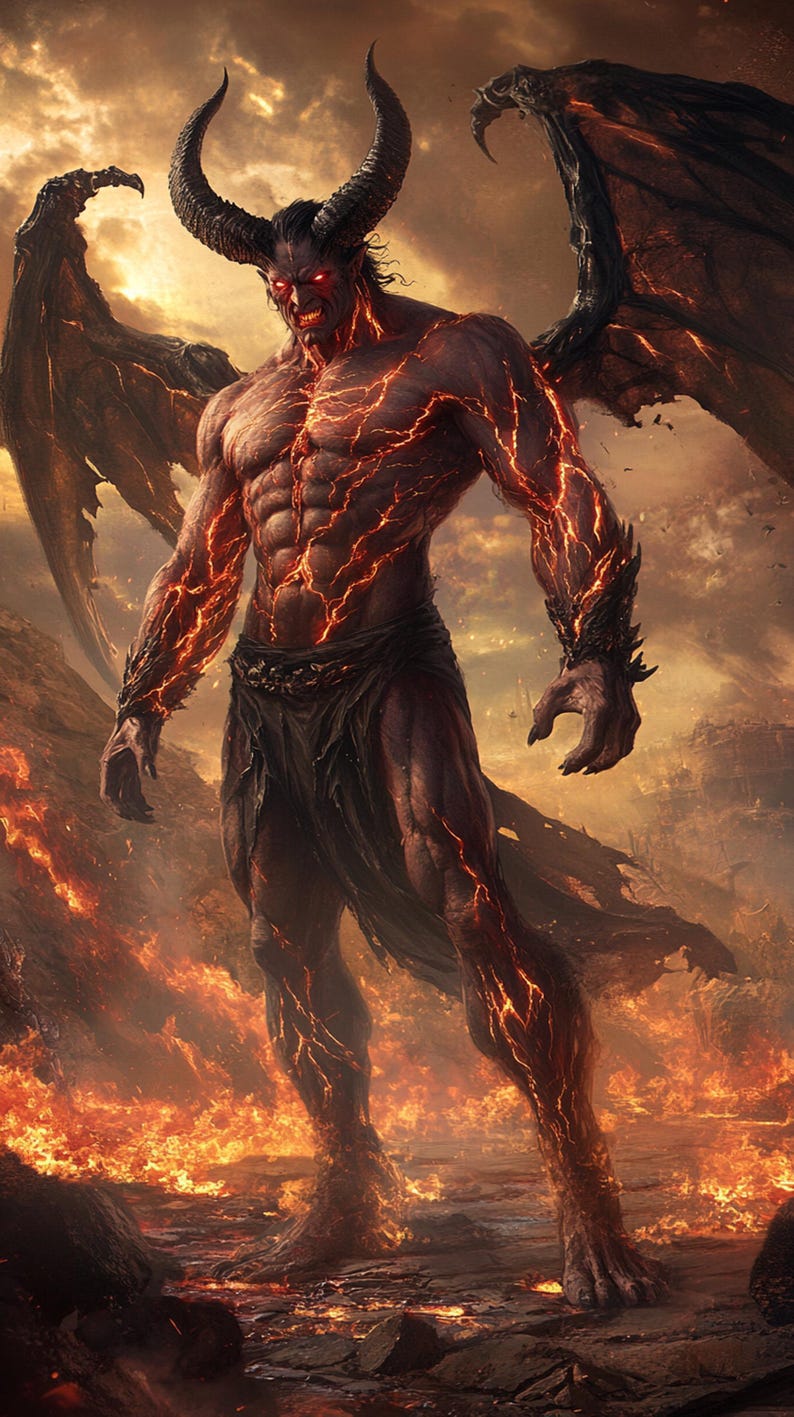 Great Demon Lords – Dark Fantasy Male Collection | 5 Pack 4K Vertical ...