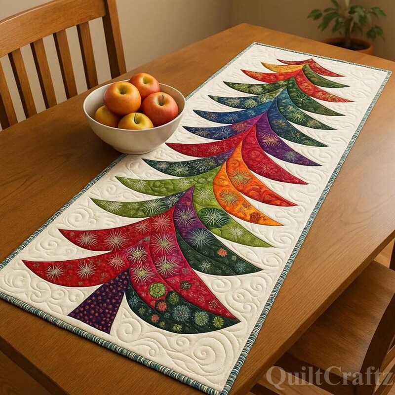 Heart Table Runner Quilt - Etsy