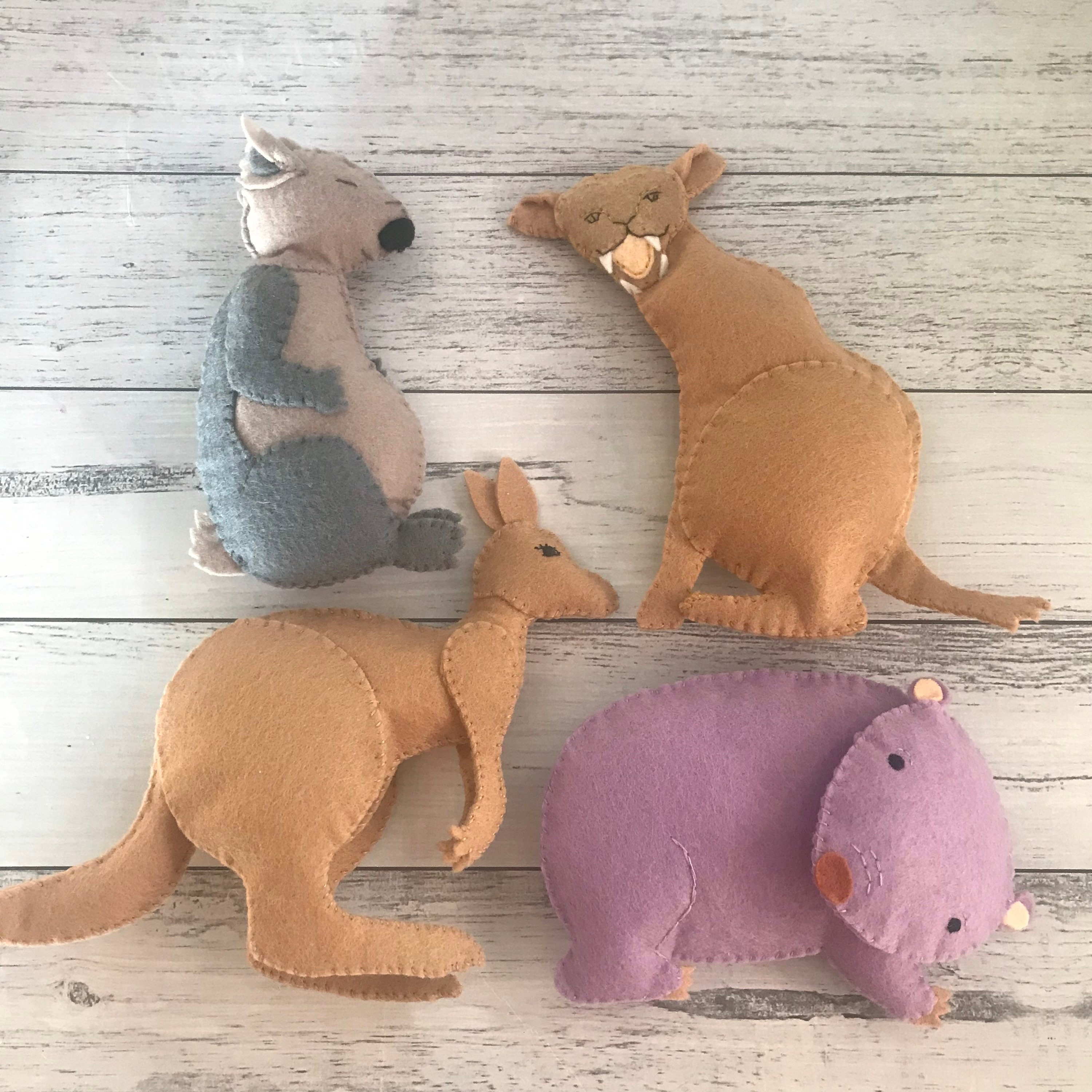 Felt Aussie Animals Australian Fauna Soft Toy Gift - Etsy Australia