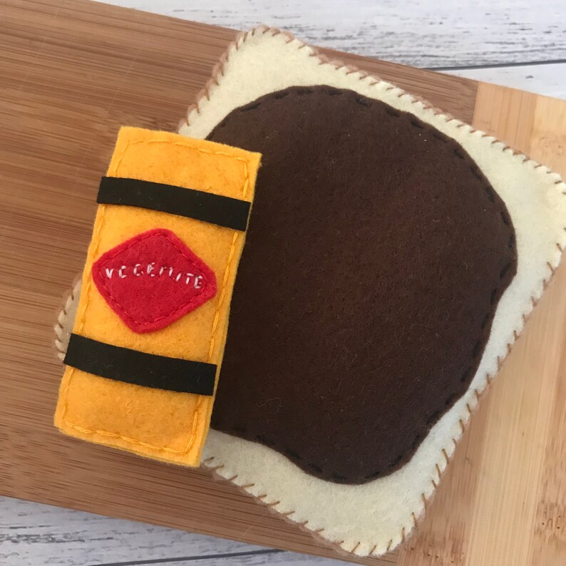 Vegemite Toast, Play Food Sandwich, Felt Food Vegemite on Toast ...