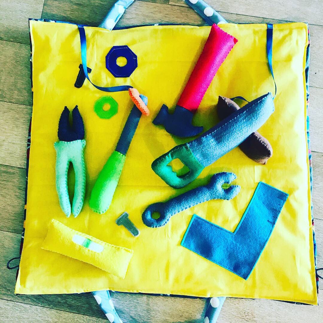 My First Tool Set Small World Toys Pretend Play Construction - Etsy Ireland