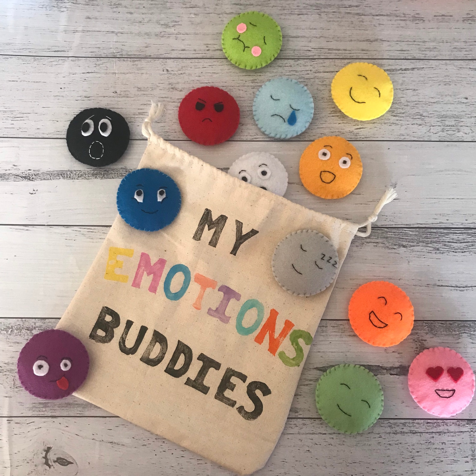 My Emotions, Understanding My Feelings, Teaching Tool, Felt Educational ...
