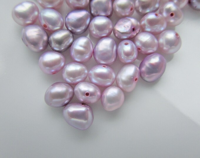 42 Light Purple Freshwater Nugget Pearls, 5mm - Etsy