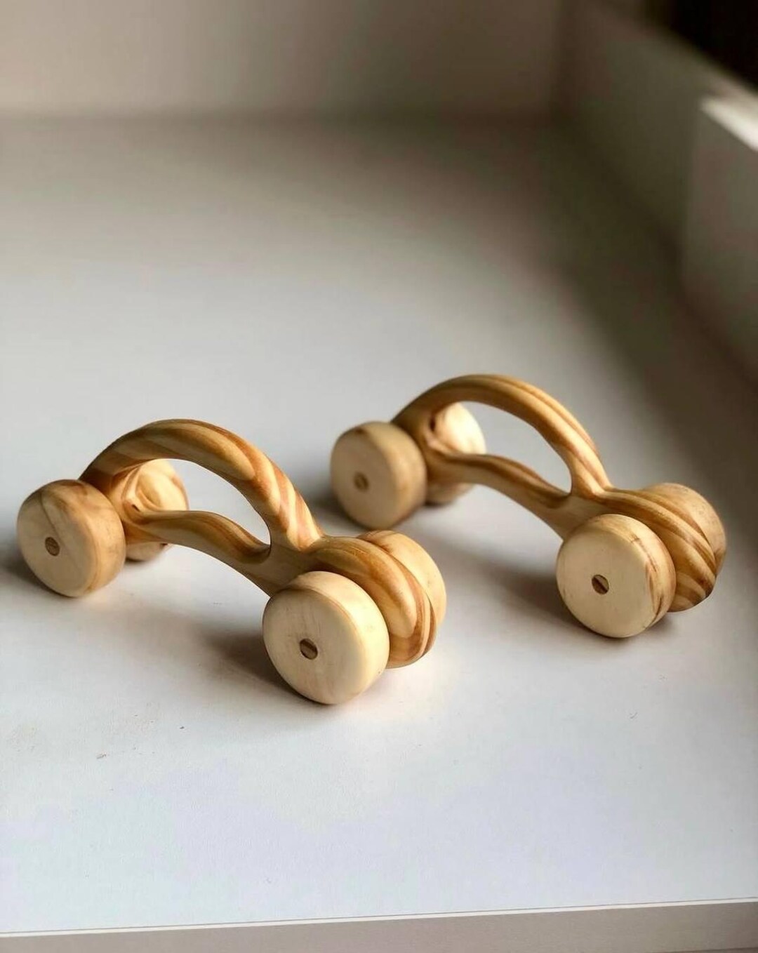 Handmade Pine Wood Pull Toy Car and Fish: Montessori Eco Gift - Etsy