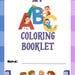 My ABC Coloring Booklet Worksheet - Etsy