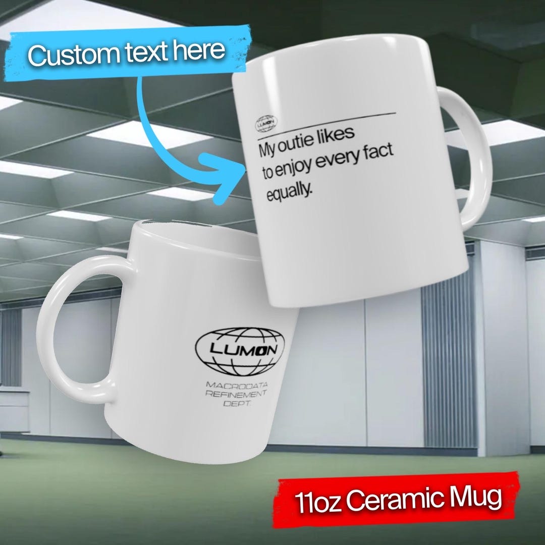 Lumon Severance Personalized Mug - Custom Logo Cup for TV Show Fans ...