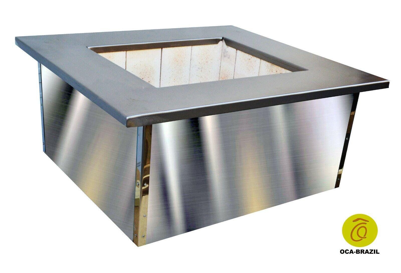 Brazilian BBQ Charcoal Grill With Firebox - 5 Skewers - Oca-brazil - Etsy