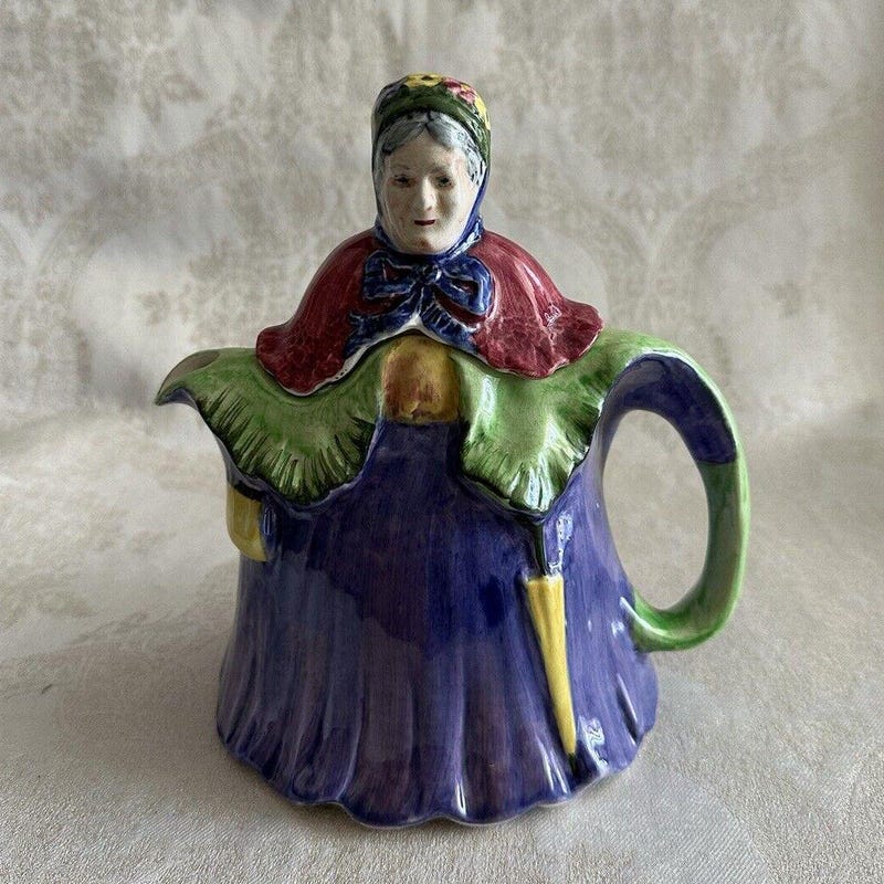 Old Lady Teapot - Etsy