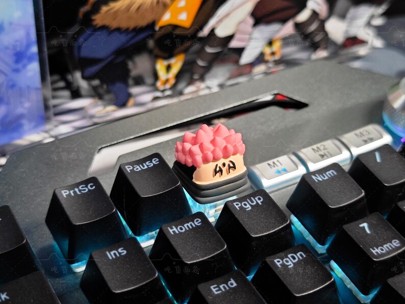 Jujutsu Kaisen Keycaps – Hand Painted Resin Key for Mechanical Keyboard ...
