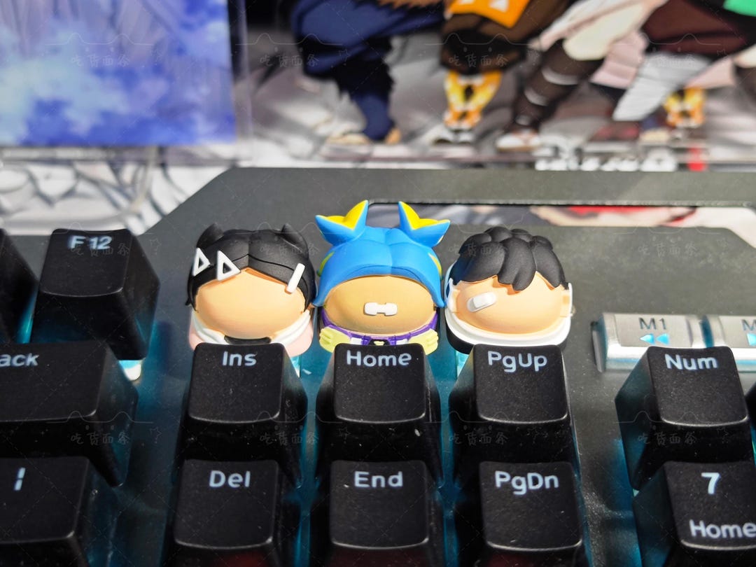 Valorant Keycaps – Fade, Iso, Neon | Hand Painted Resin Artisan Keycap ...