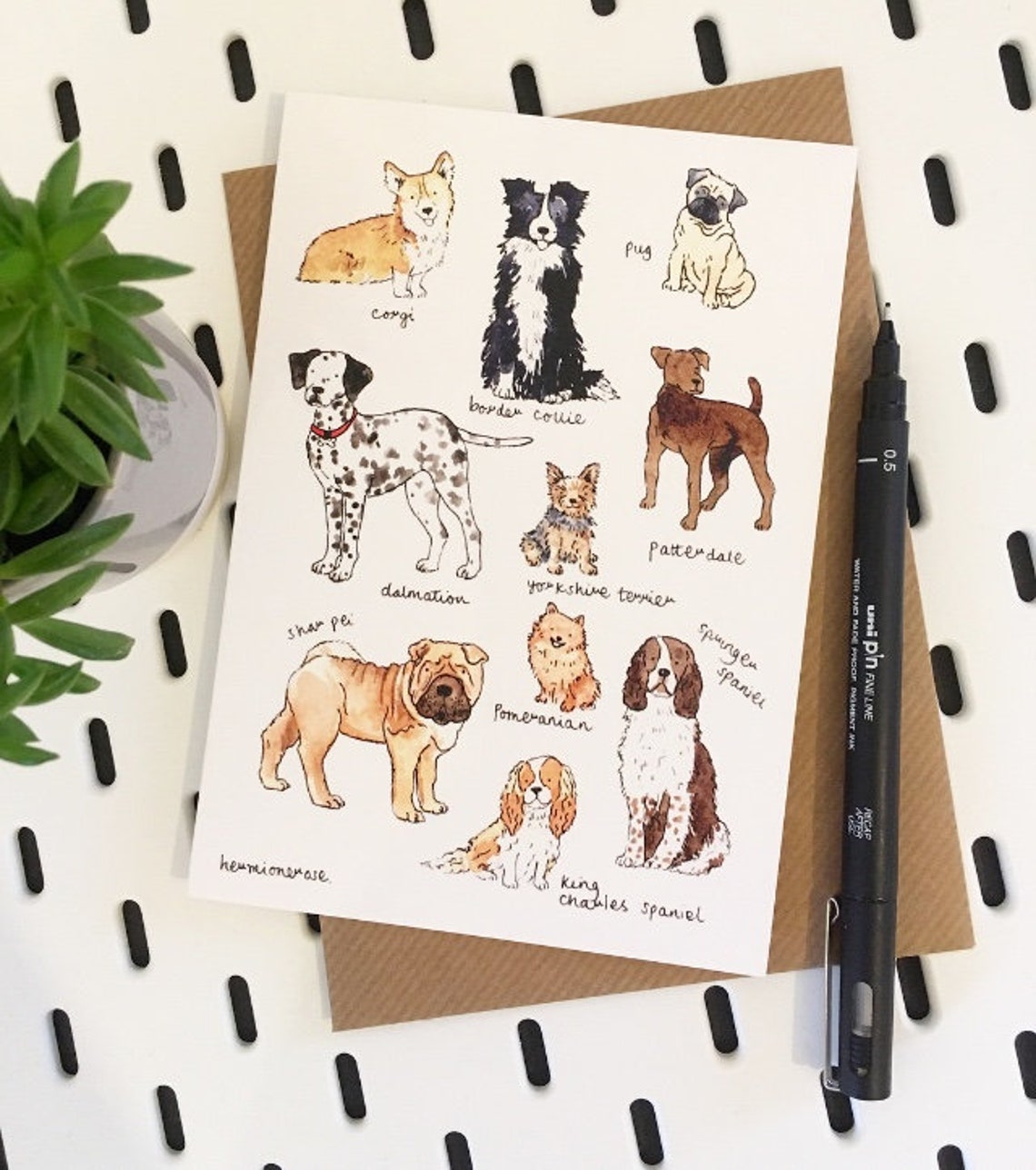 Dogs Greetings Card - Etsy