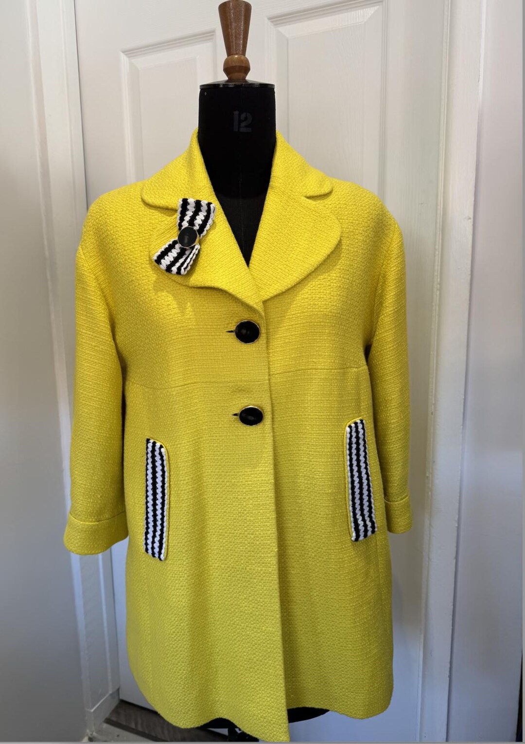Re-styled Bright Yellow Linen/cotton Jacket - Etsy