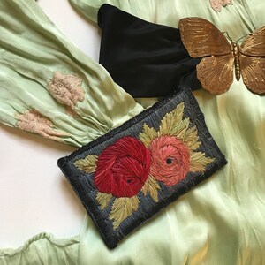 1920s Parisian Bohemian Woven Raffia Purse Wallet - Etsy