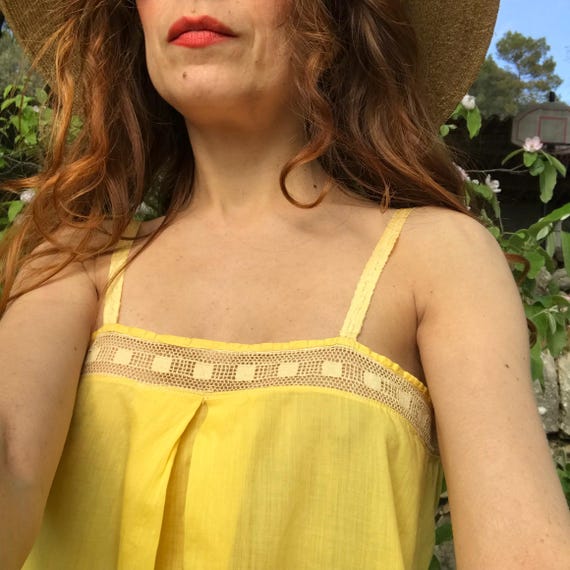 1920s babydoll set French lingerie top mini dress an… - Gem
