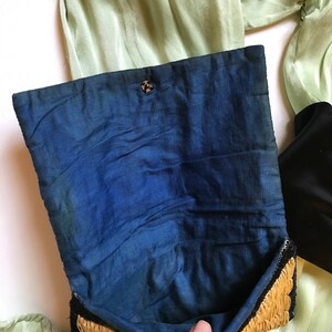 1920s Parisian Bohemian Woven Raffia Purse Wallet - Etsy