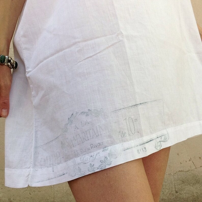 RARE Samaritaine Old Ink Pad French Antique White Cotton Night | Etsy