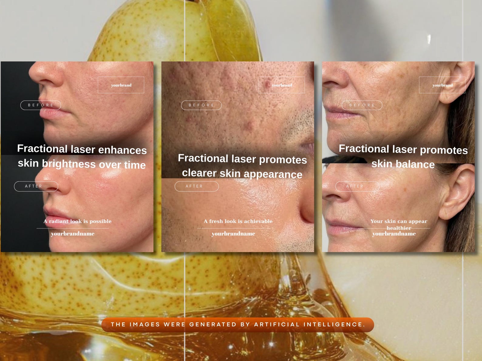 Fractional Laser Instagram Templates – Editable Canva Digital Download ...
