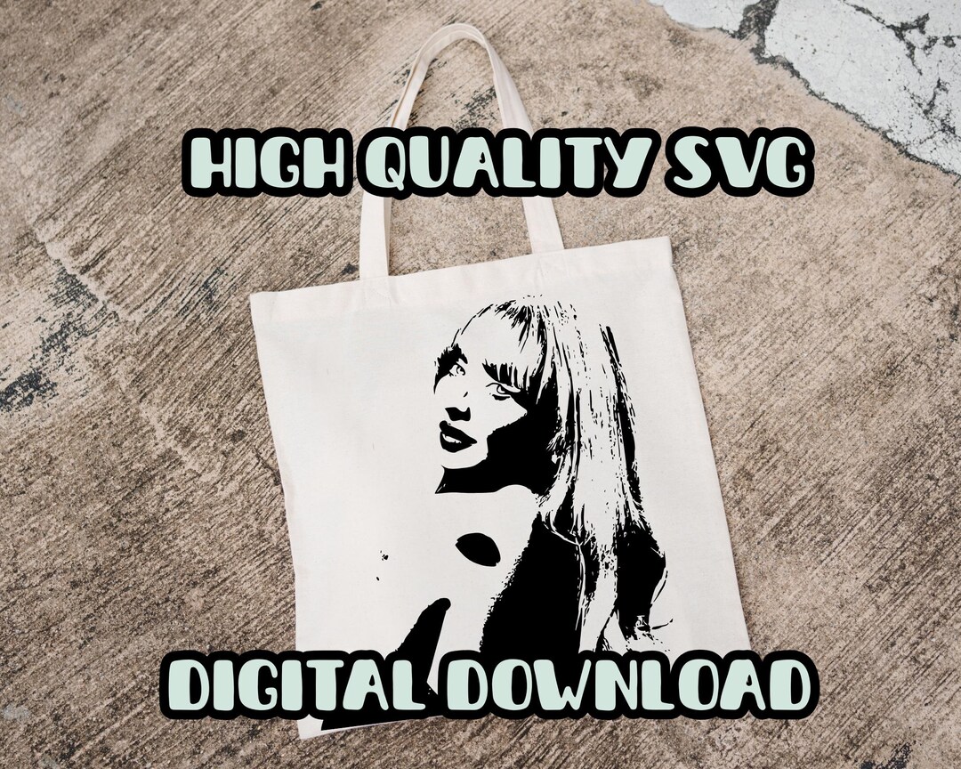 Sabrina Carpenter Cricut Template, Short and Sweet Album SVG, Vector ...