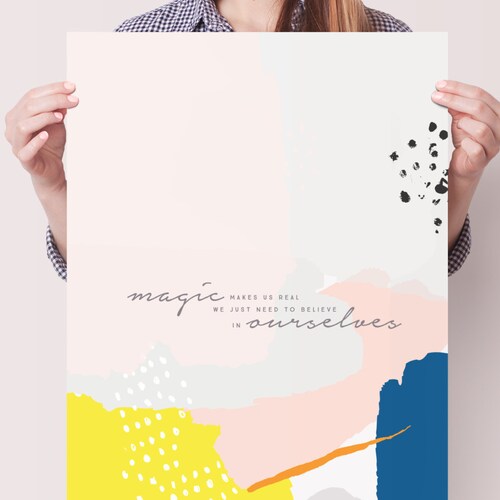 Magic Makes Us Fine Art Print Poster | Etsy