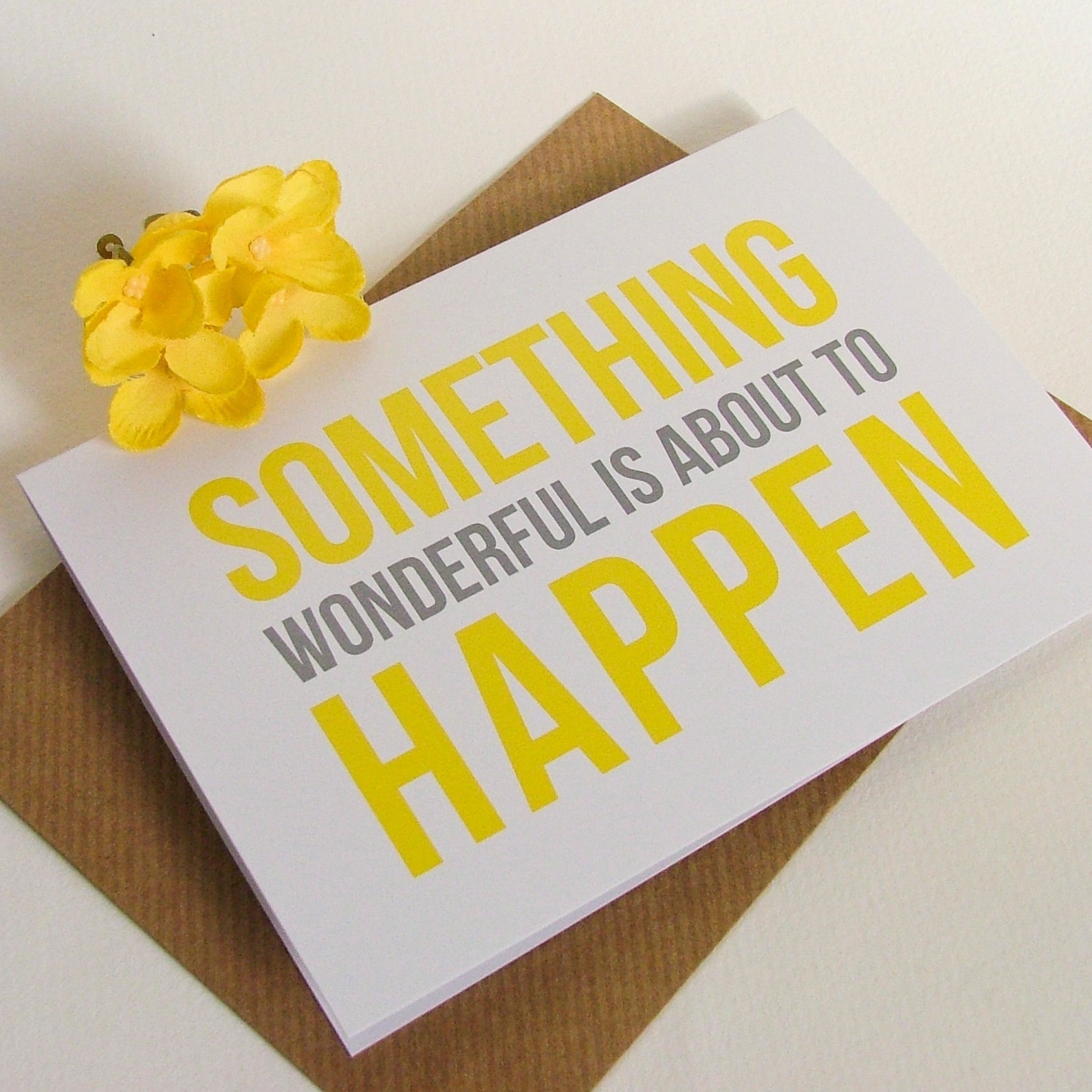 Something Wonderful Greetings Card - Etsy