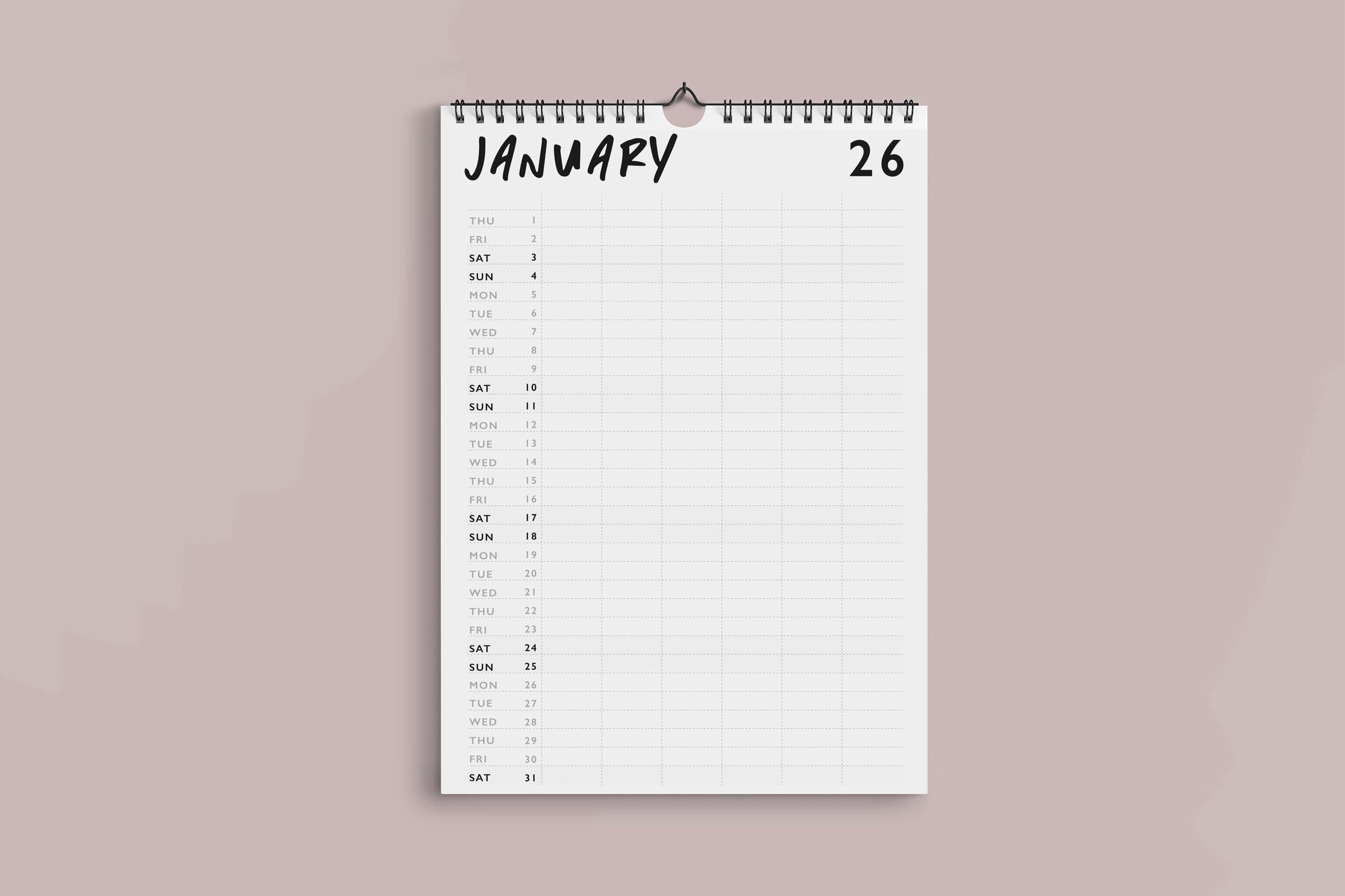 2026 Chaos Calendar - Full Year Wall Calendar - Family Calendar ...
