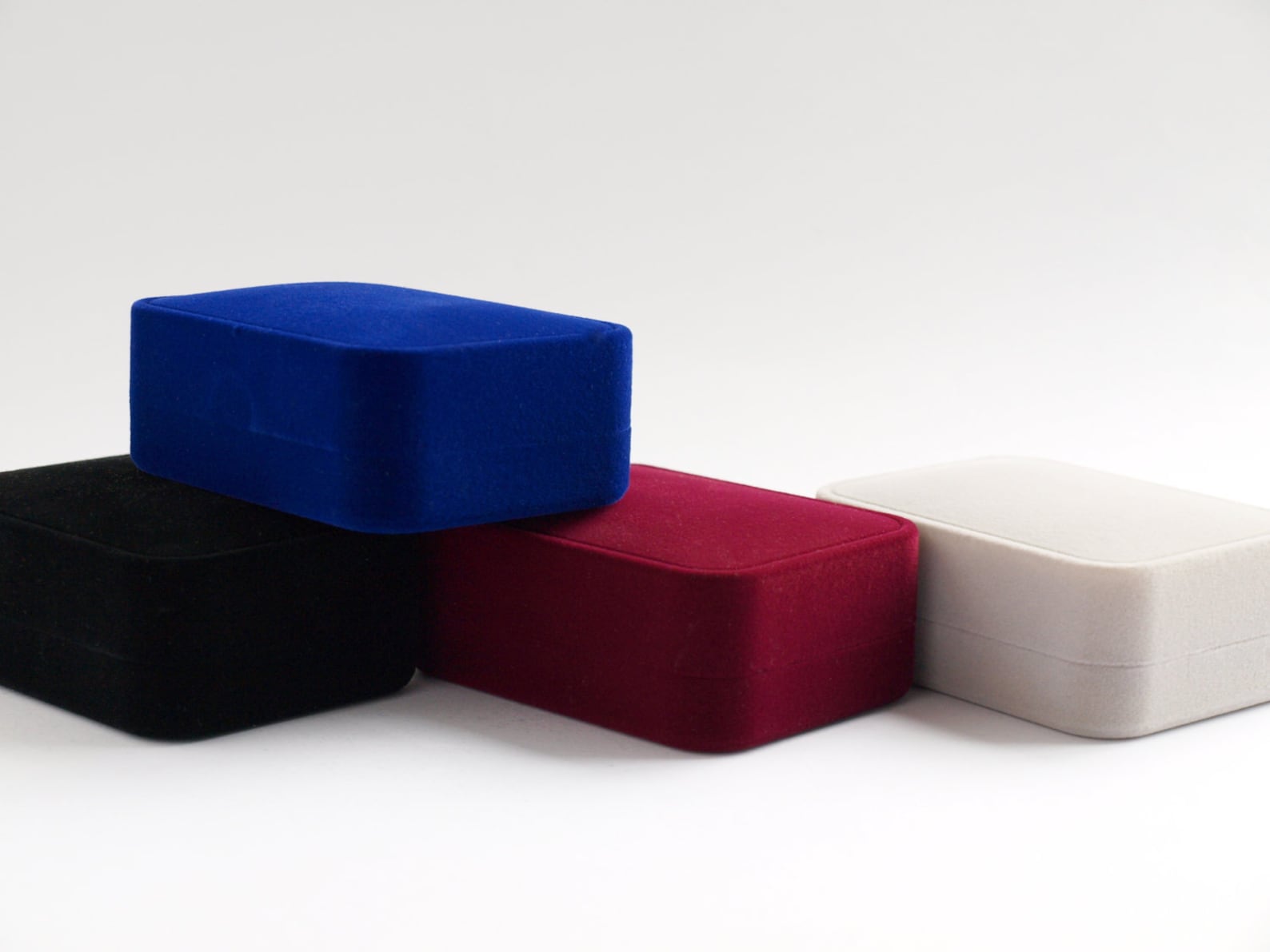 Burgundy Red Velvet Necklace Box Gift Box for Necklace | Etsy