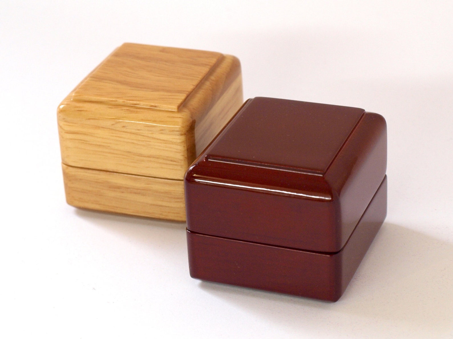 Wooden Ring Box Ring Bearer Box Single Ring Box Proposal | Etsy