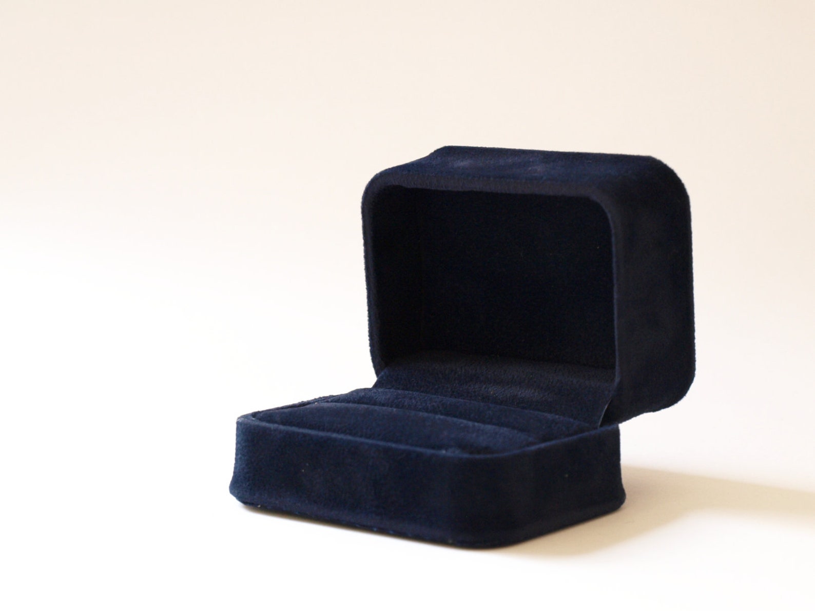 Double Ring Box Wedding, Engagement Ring Box, Cufflink Gift Box, Soft ...