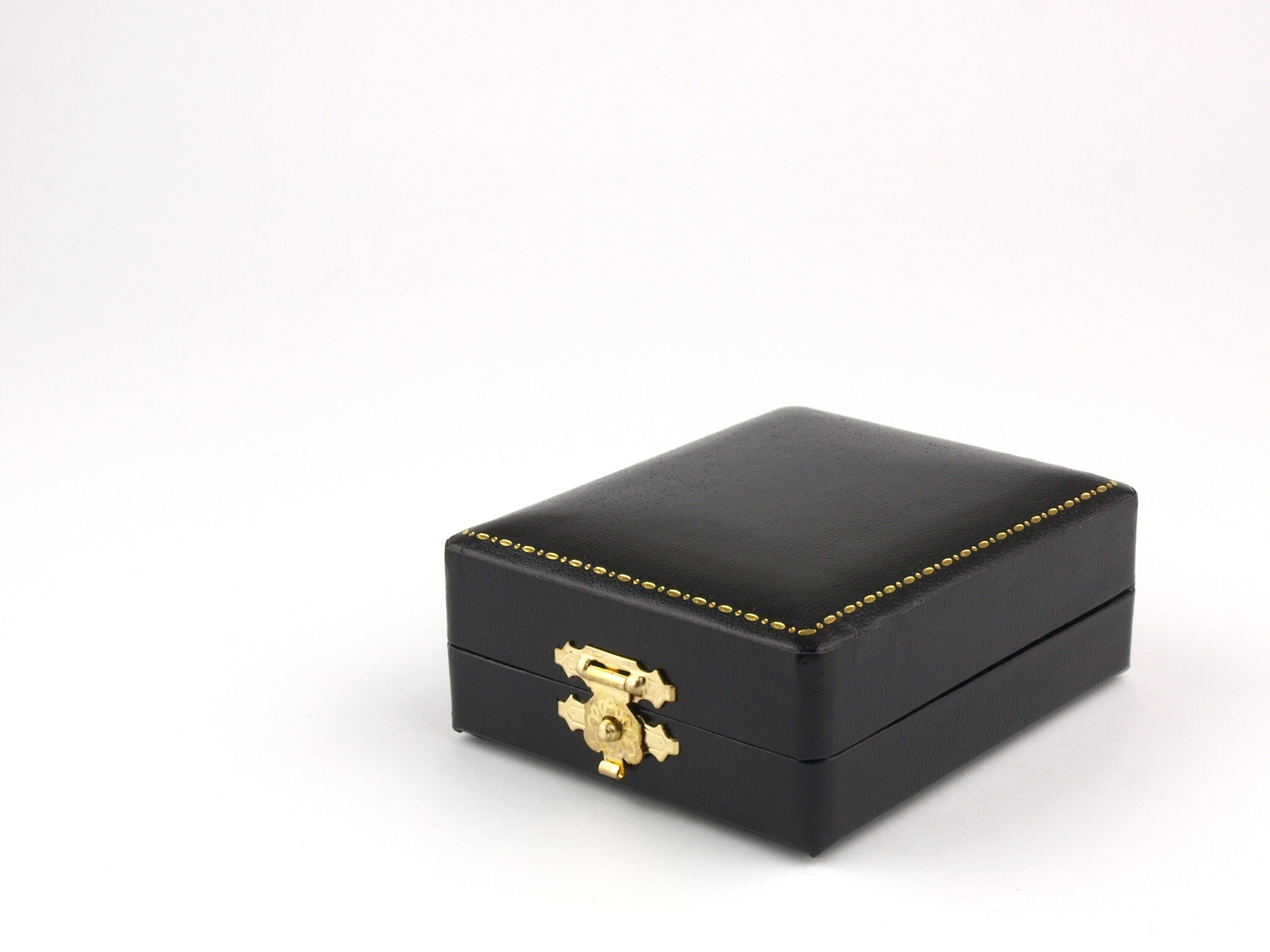 Antique Style Necklace Box Black and Gold Jewellery Gift Box | Etsy