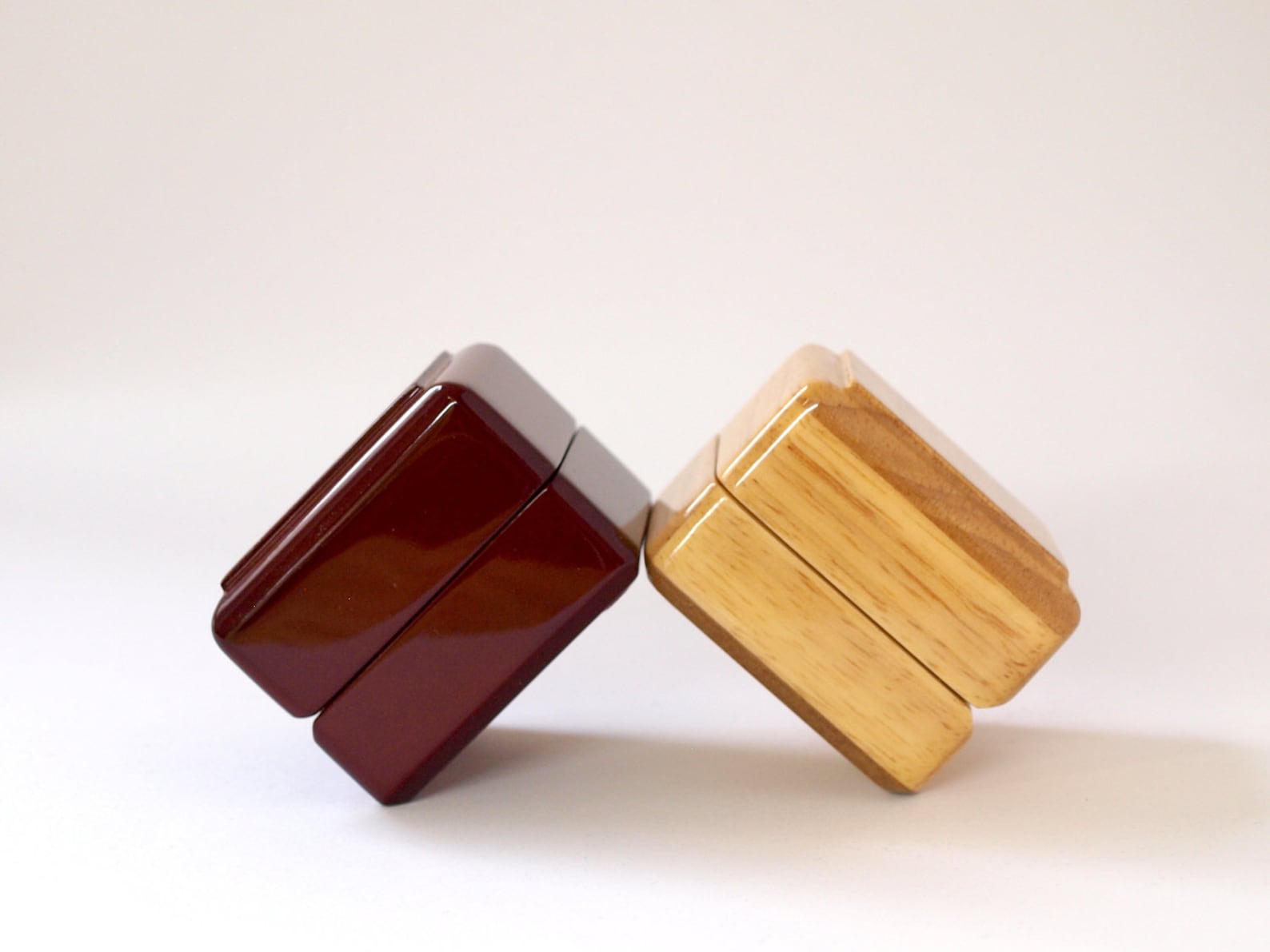 Wooden Ring Box Ring Bearer Box Single Ring Box Proposal | Etsy