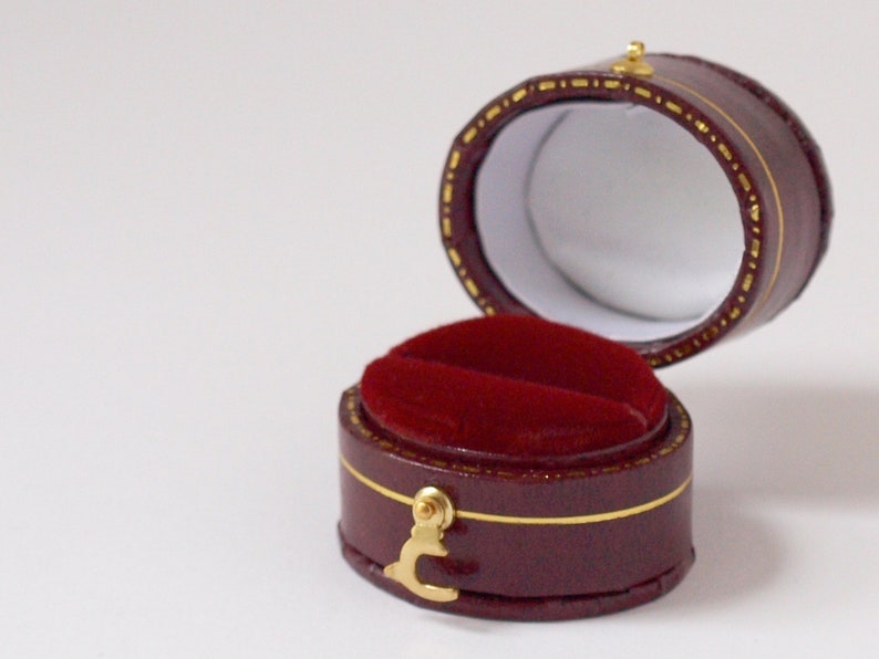 Oval Ring Box Wedding Ring Box Engagement Ring Box Ring | Etsy