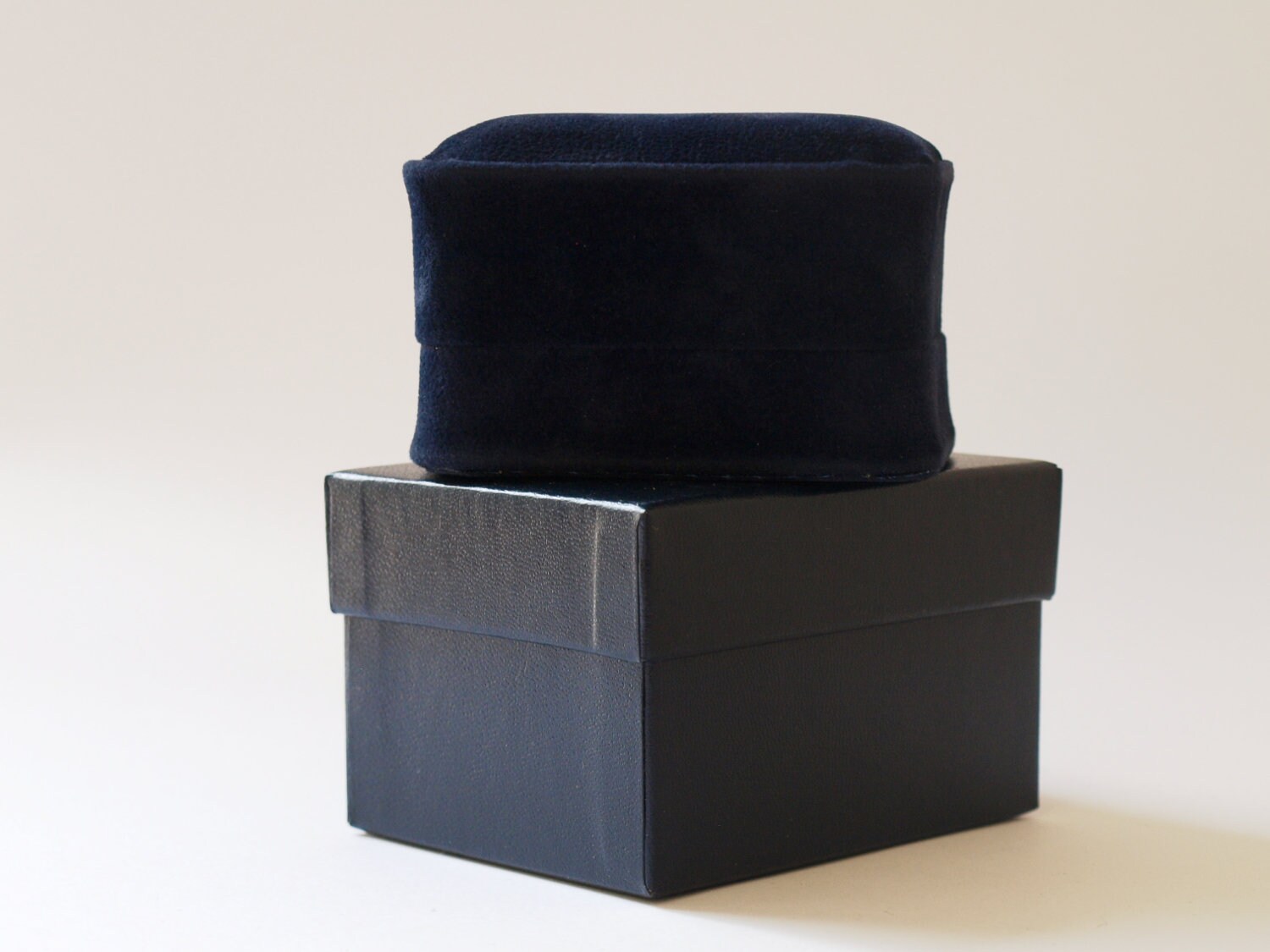 Double Ring Box Wedding, Engagement Ring Box, Cufflink Gift Box, Soft ...