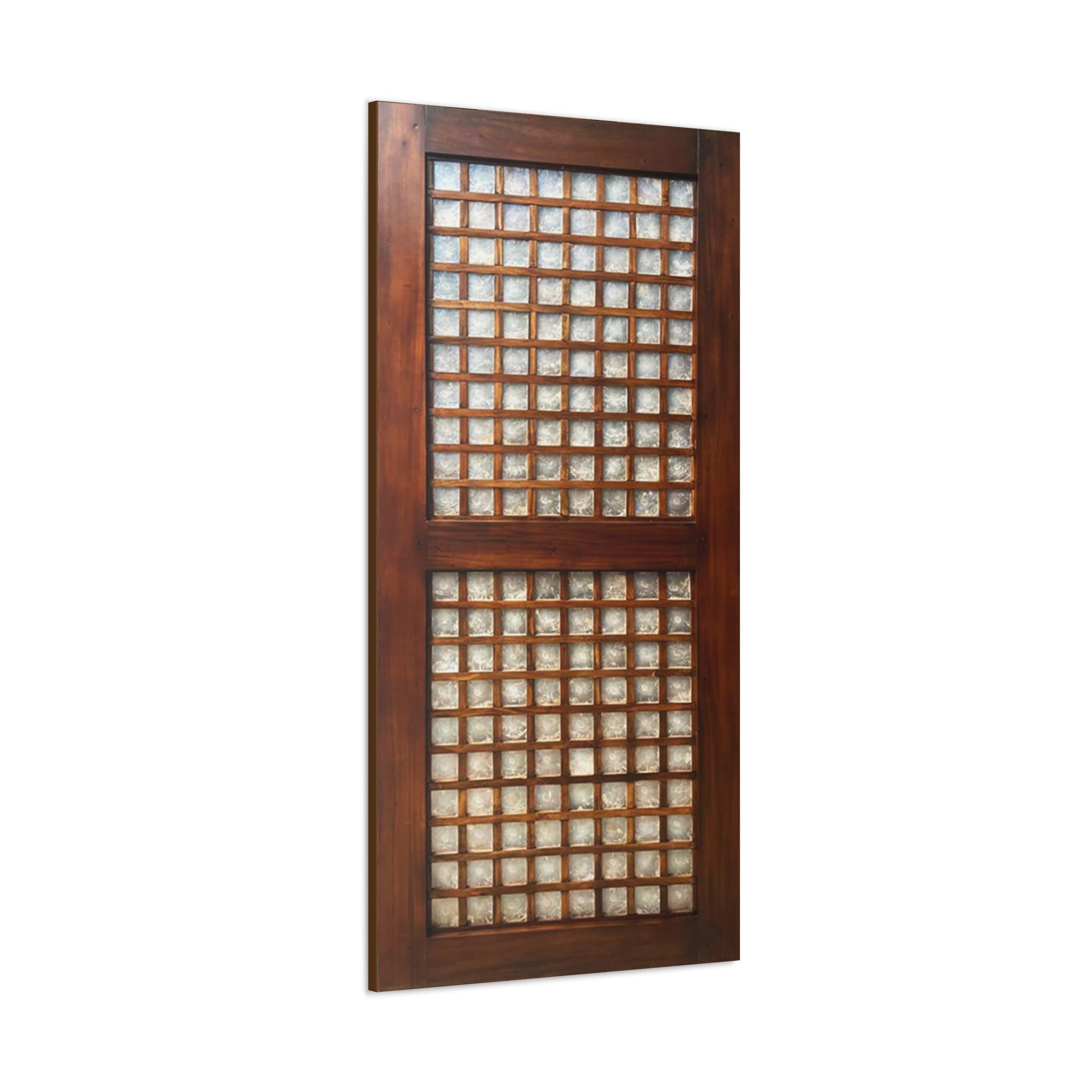 Capiz Window Philippine Spanish Colonial Classic Canvas Print From the ...