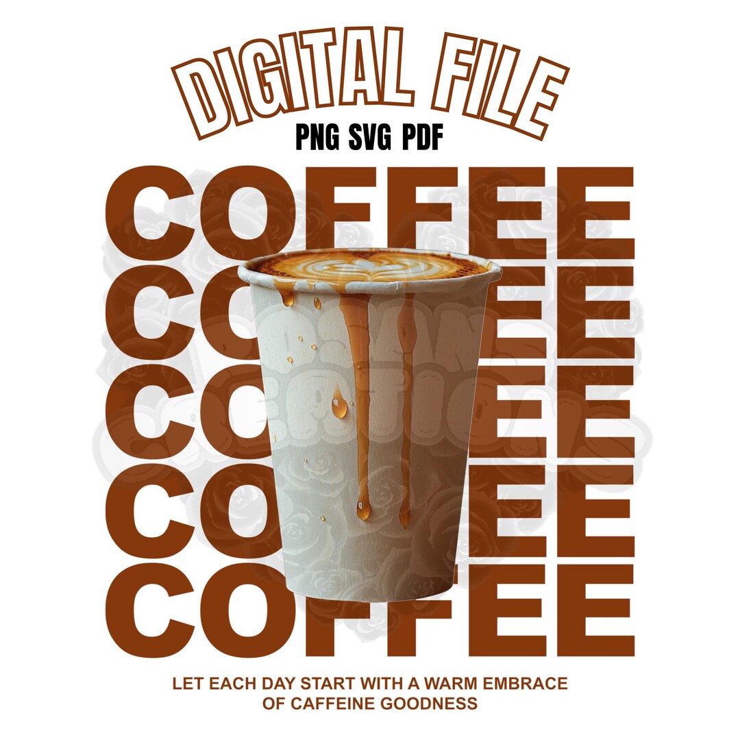Coffee Digital Download | Drink Wall Art Cafe Aesthetic Decor Caffeine ...