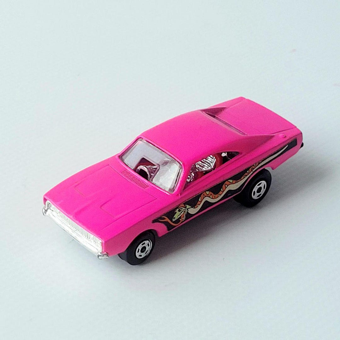 Vintage 1971 Matchbox Superfast No. 70 Dodge Dragster | Pink Snake Drag ...