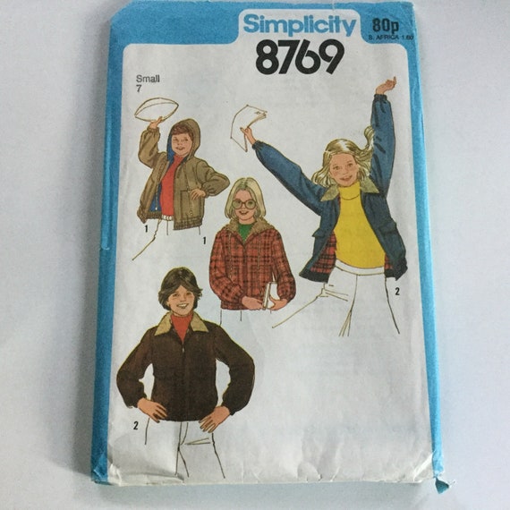 Rare Simplicity 8769 Vintage Sewing Patterns Uncut Girls | Etsy