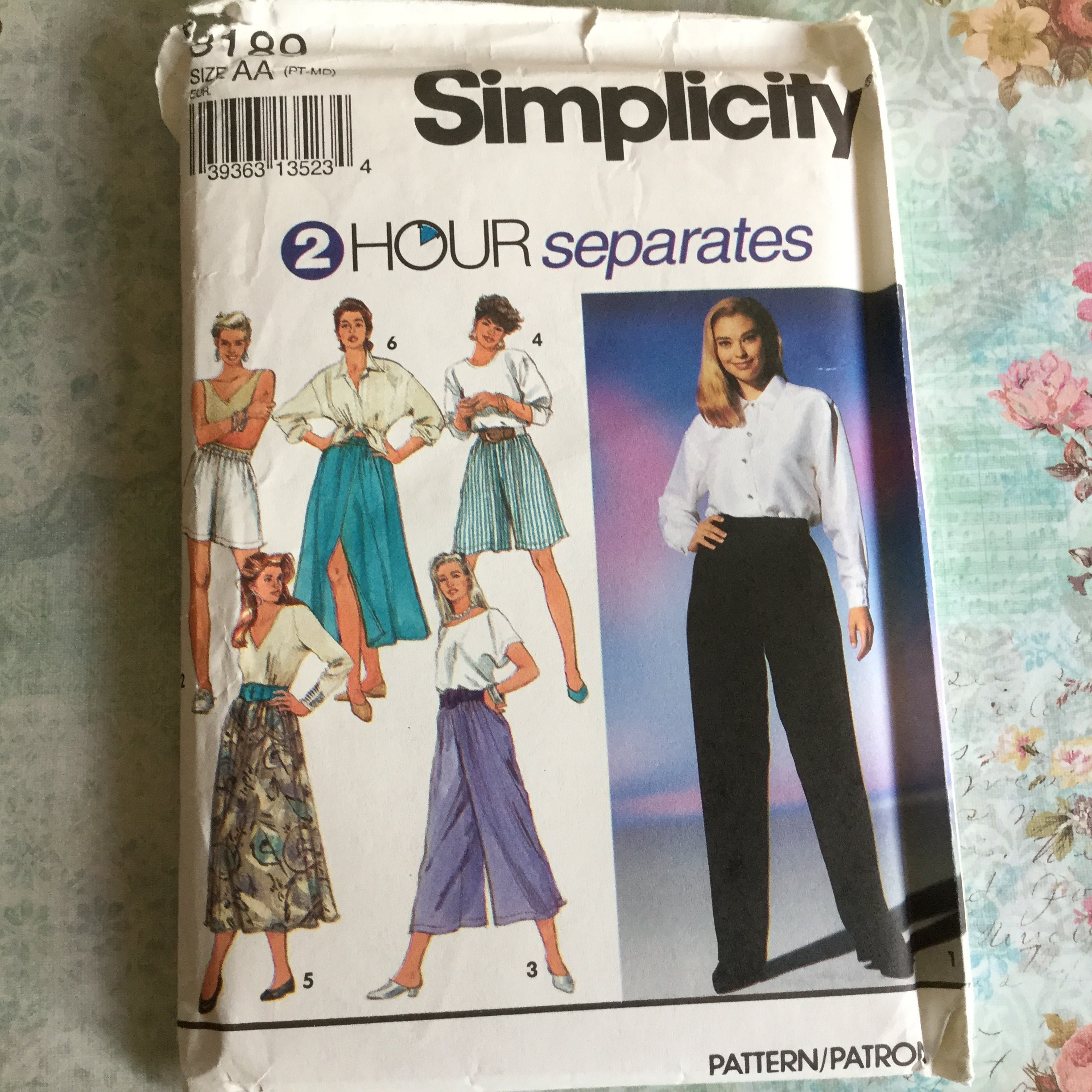 Simplicity 8189 Sewing Patterns Vintage 90s Uncut Misses | Etsy