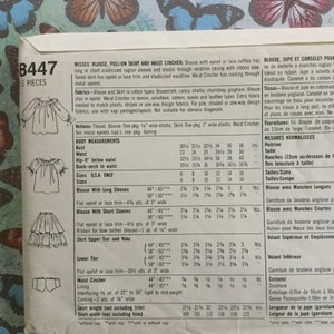 Simplicity 8447 Vintage Sewing Patterns. Uncut Misses 80s - Etsy