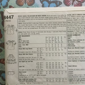 Simplicity 8447 Vintage Sewing Patterns. Uncut Misses 80s - Etsy