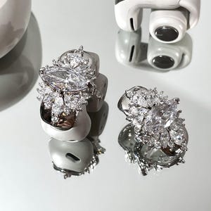 Bose Ultra Open Diamond Earbud Jewelry, Crystal Clear Elegant Clip ...