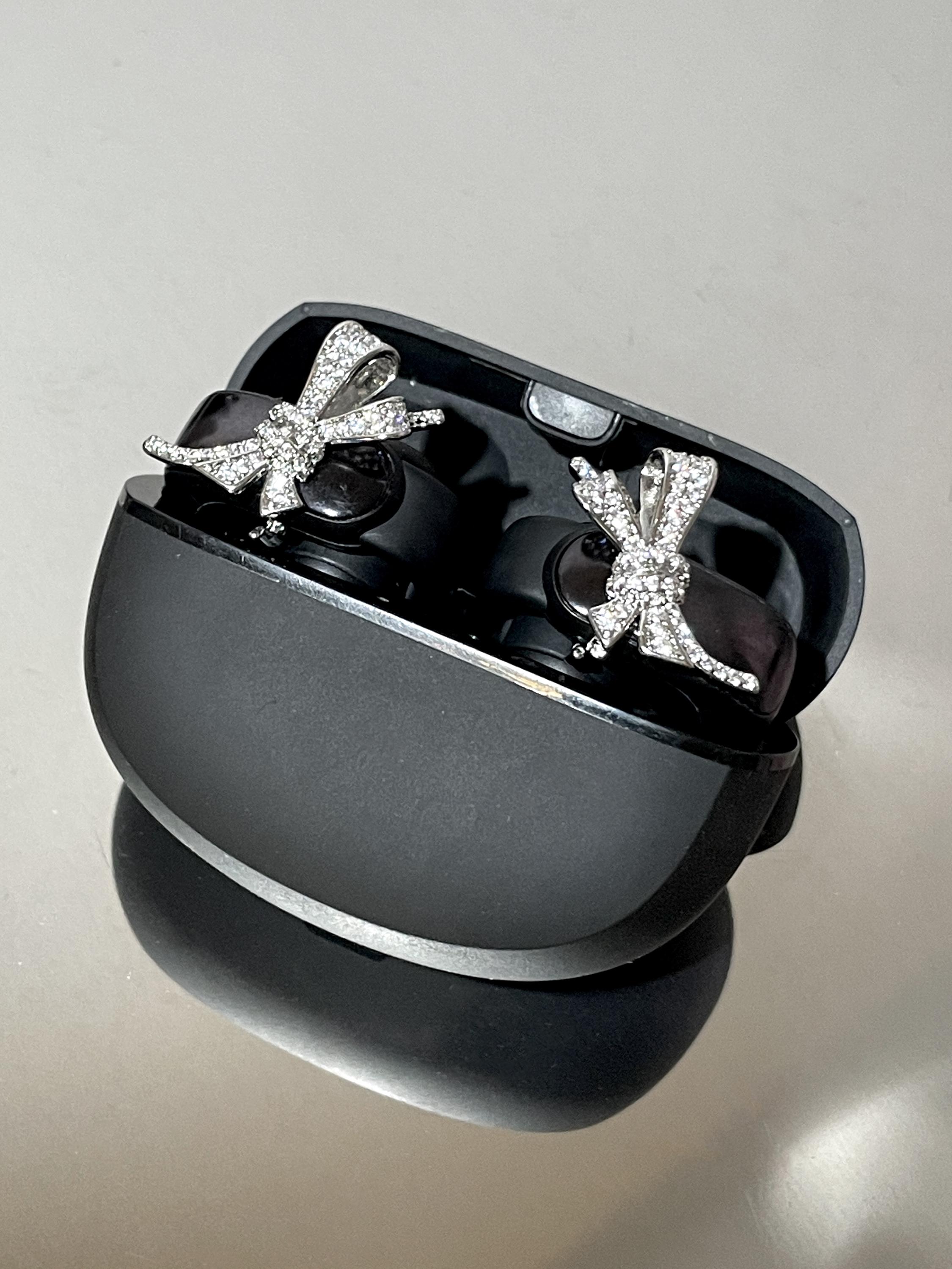 Handmade Bowknot Earbuds Jewelry for Bose Ultra – Elegant Earphone ...