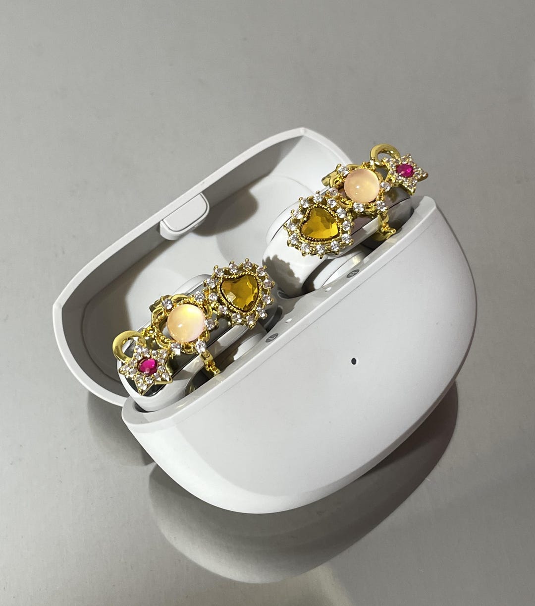 Handmade Diamond Earbuds Jewelry for Bose Ultra – Elegant Gemstone Ear ...