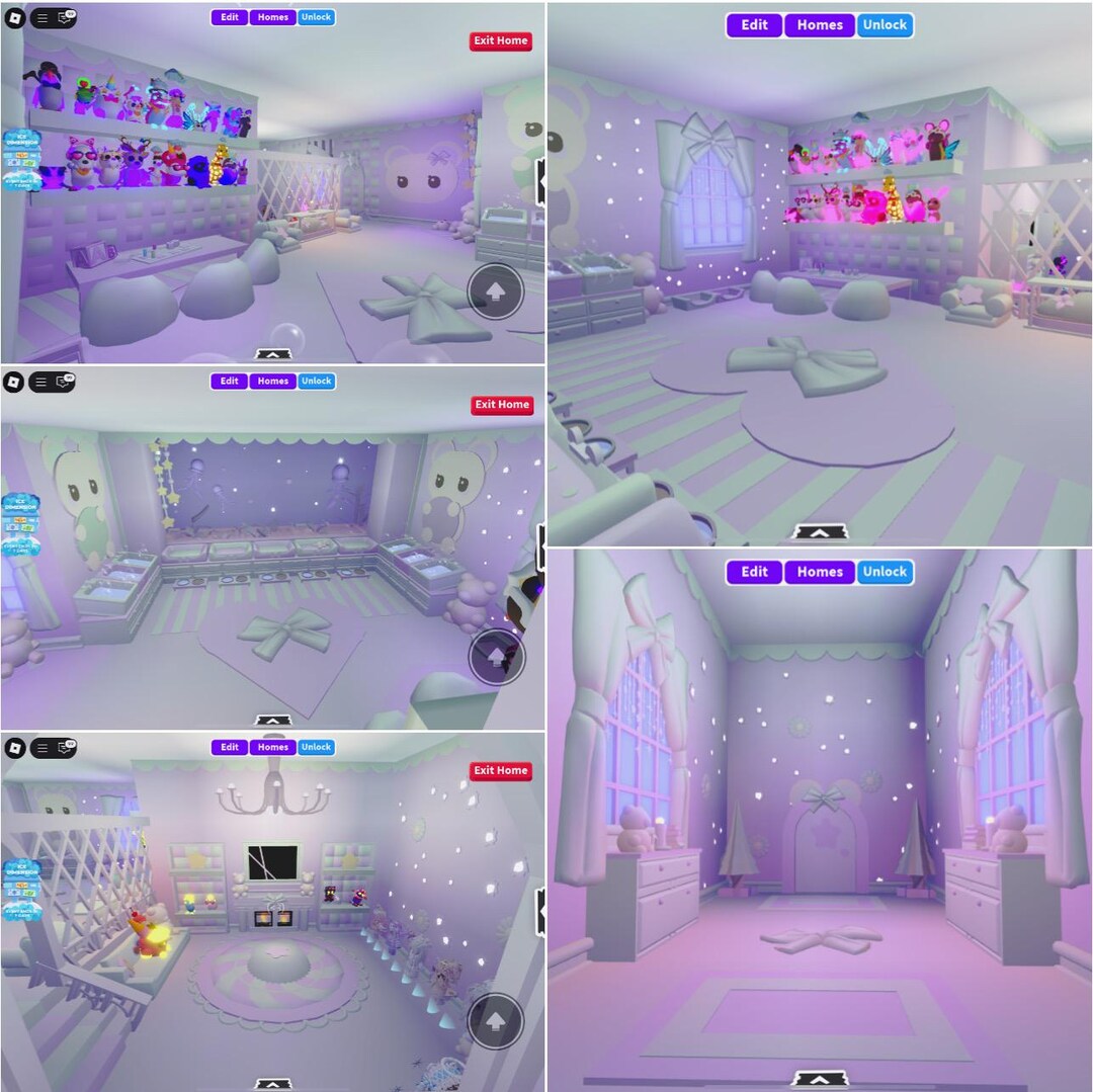 Cutesy Purple Lavender Roblox Adopt Me Home House Build - Etsy UK