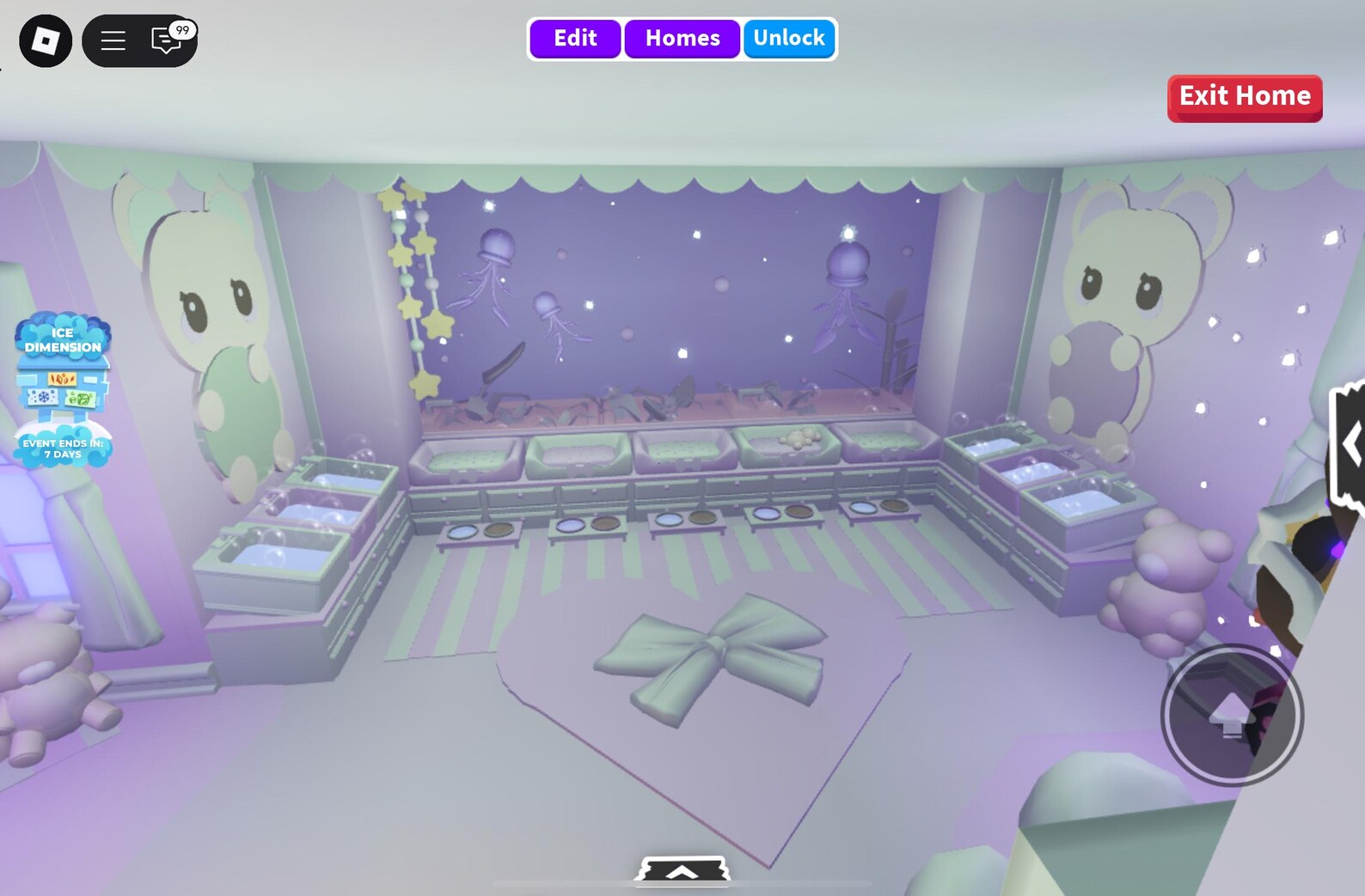 Cutesy Purple Lavender Roblox Adopt Me Home House Build - Etsy