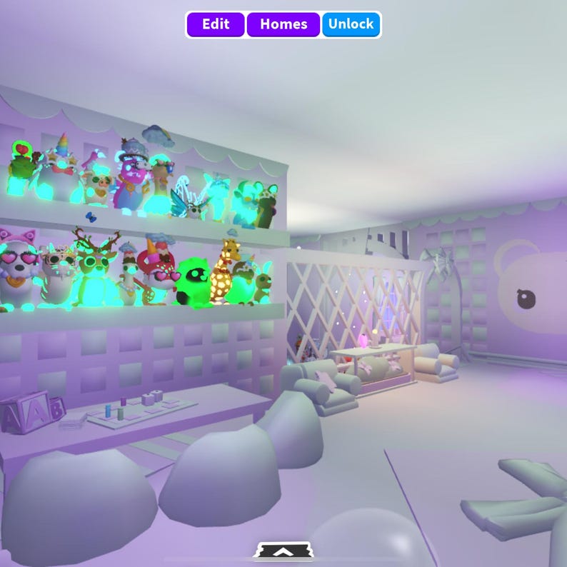 Cutesy Purple Lavender Roblox Adopt Me Home House Build - Etsy
