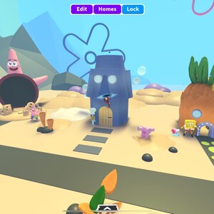 Awesome Spongebob Bikini Bottom Roblox Adopt Me Home House Build! - Etsy