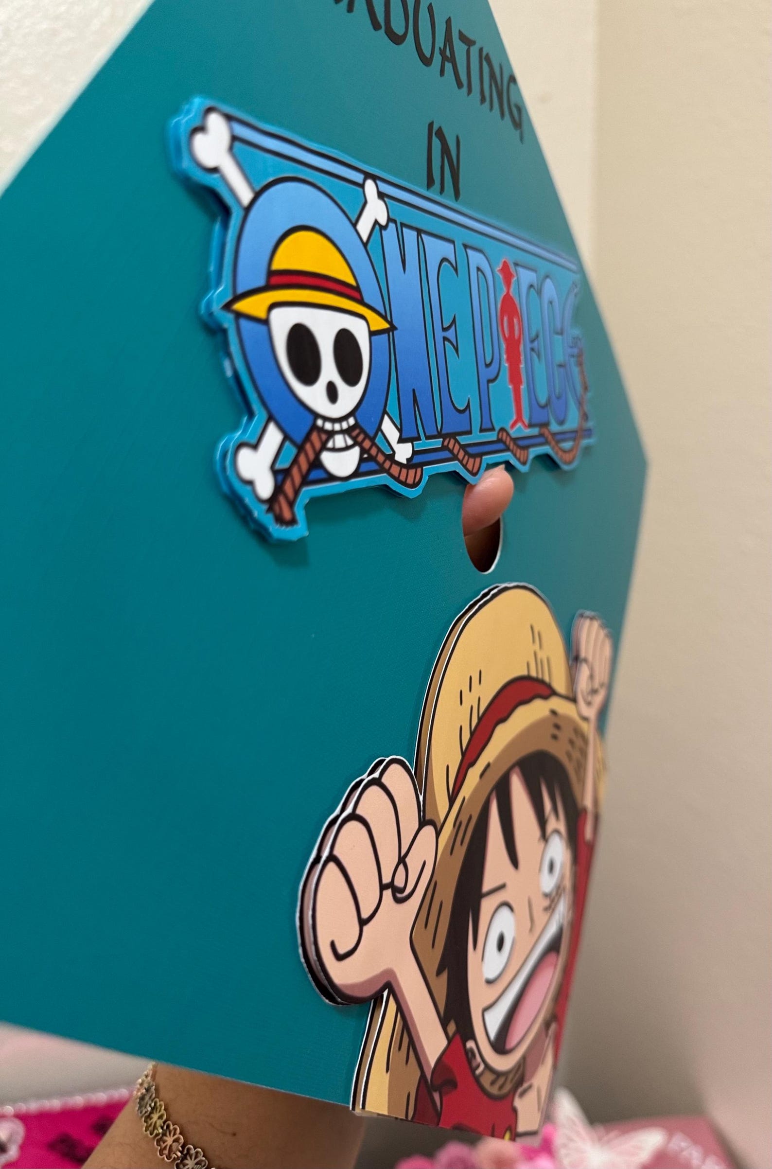 One Piece 3D Graduation Cap Topper, Anime Grad Cap, Class of 2026 - Etsy