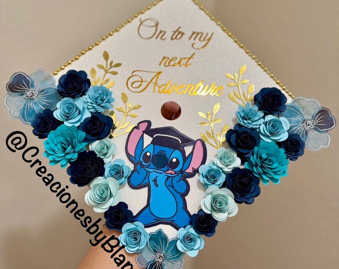 Stitch Graduation Cap Topper, Stitch Birrete De Graduación, Class of ...