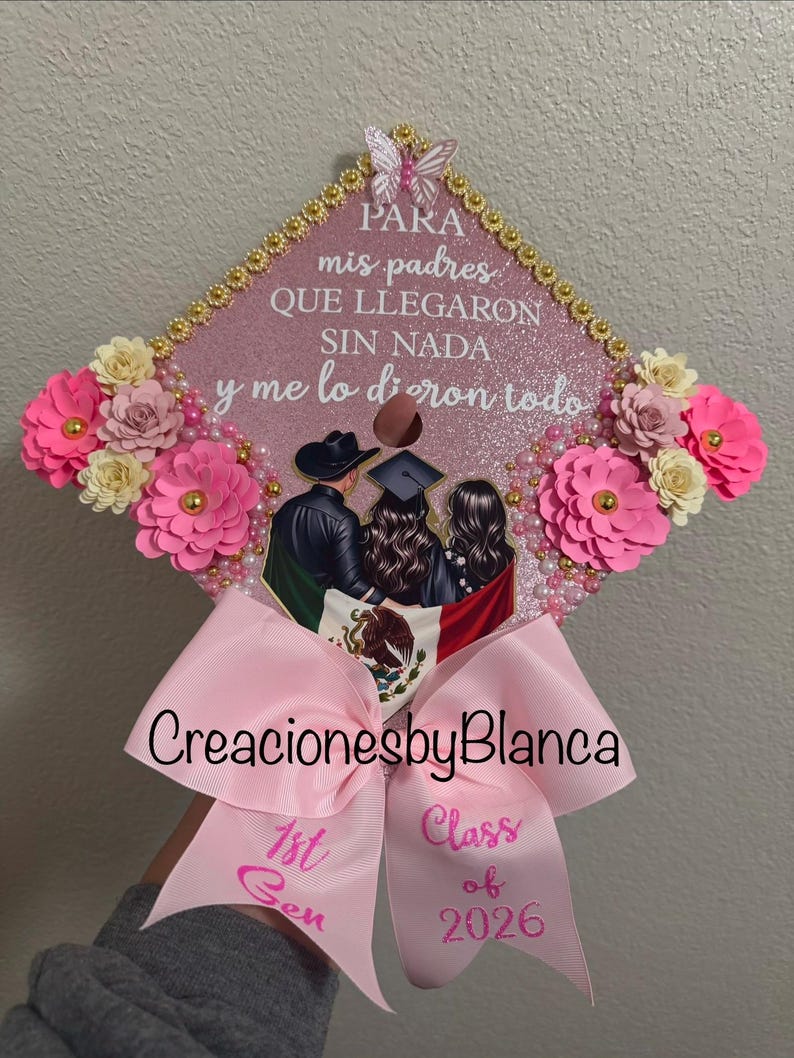 Mexico Flag Graduation Cap Topper - Etsy